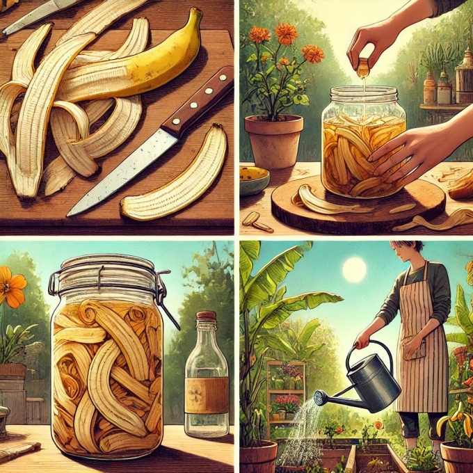 How To Make Homemade Banana Peel Fertilizer for Your Garden